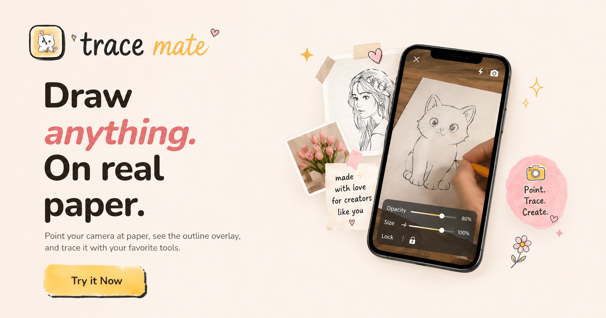 TraceMate — Trace anything on real paper